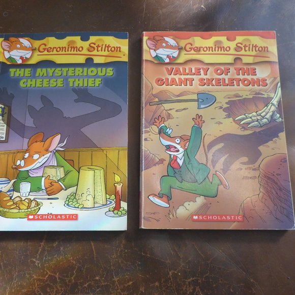 Toys | Geronimo Stilton Books 31 Mysterious Cheese Thief 32 Valley Of ...